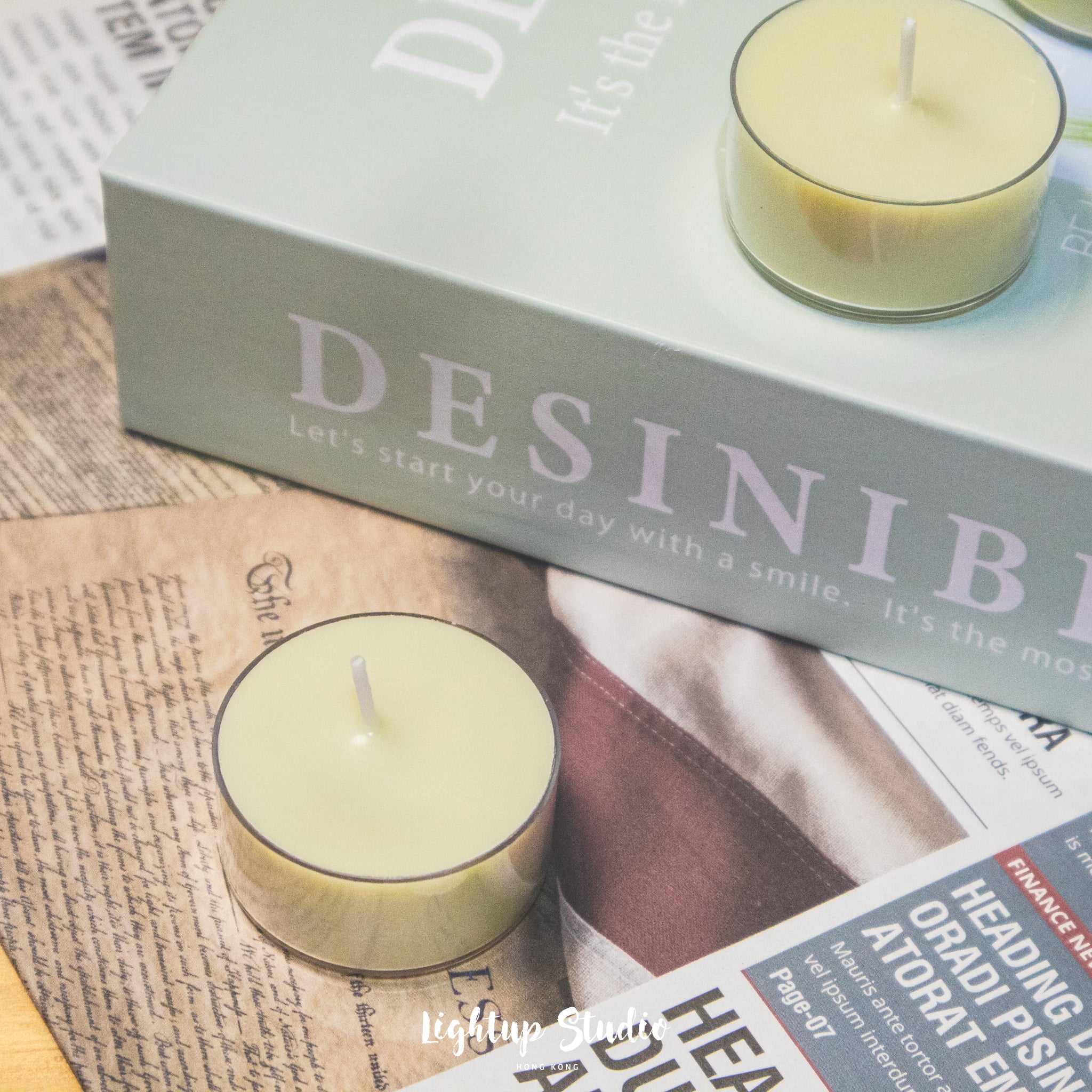 盒裝茶蠟 蠟燭 – Lightup Studio